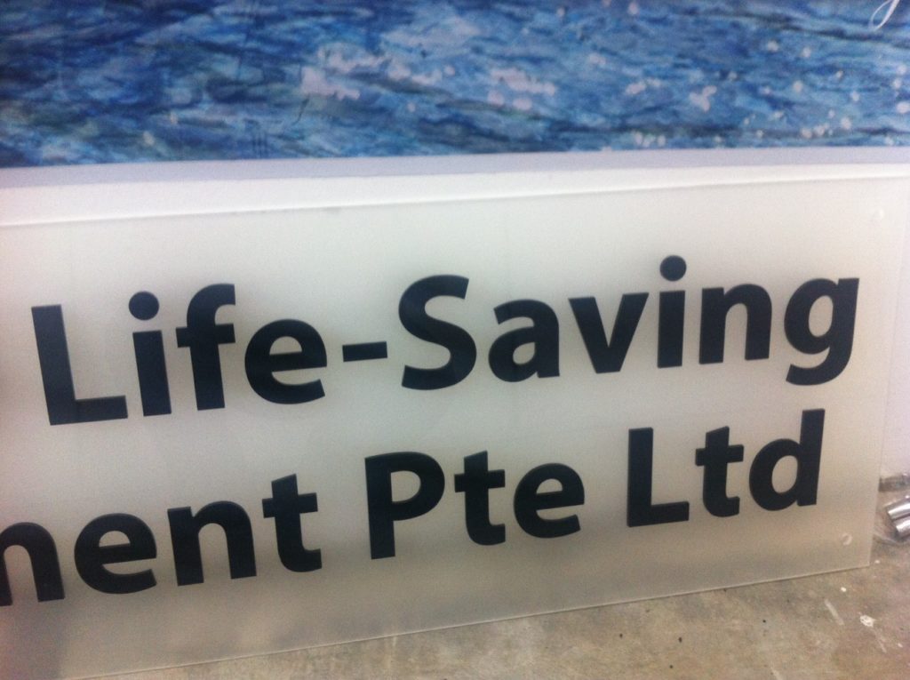 Life Saving | Singapore Signage Supplier, Signboard Maker, LED Neon Signage