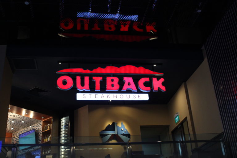 Outback Steak House | Singapore Signage Supplier, Signboard Maker, LED ...