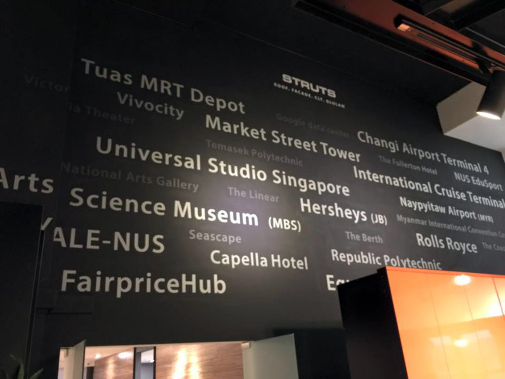 Struts | Singapore Signage Supplier, Signboard Maker, LED Neon Signage